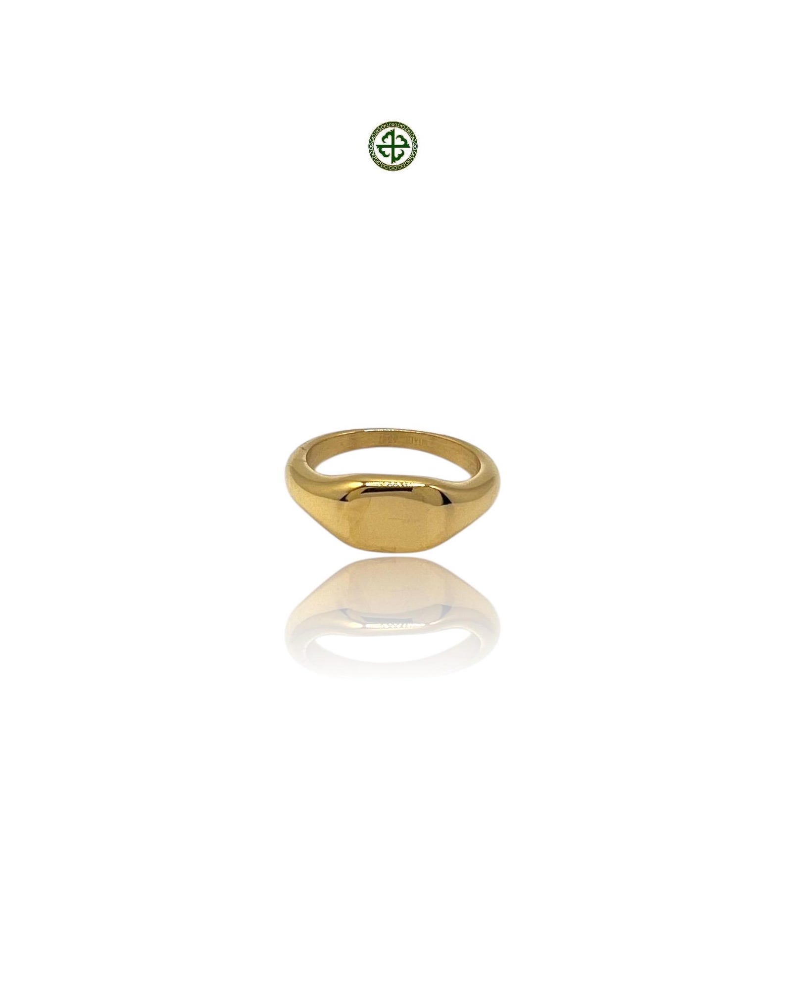 Refined Minimalism, Modern Edge , Signet Ring - Etsy