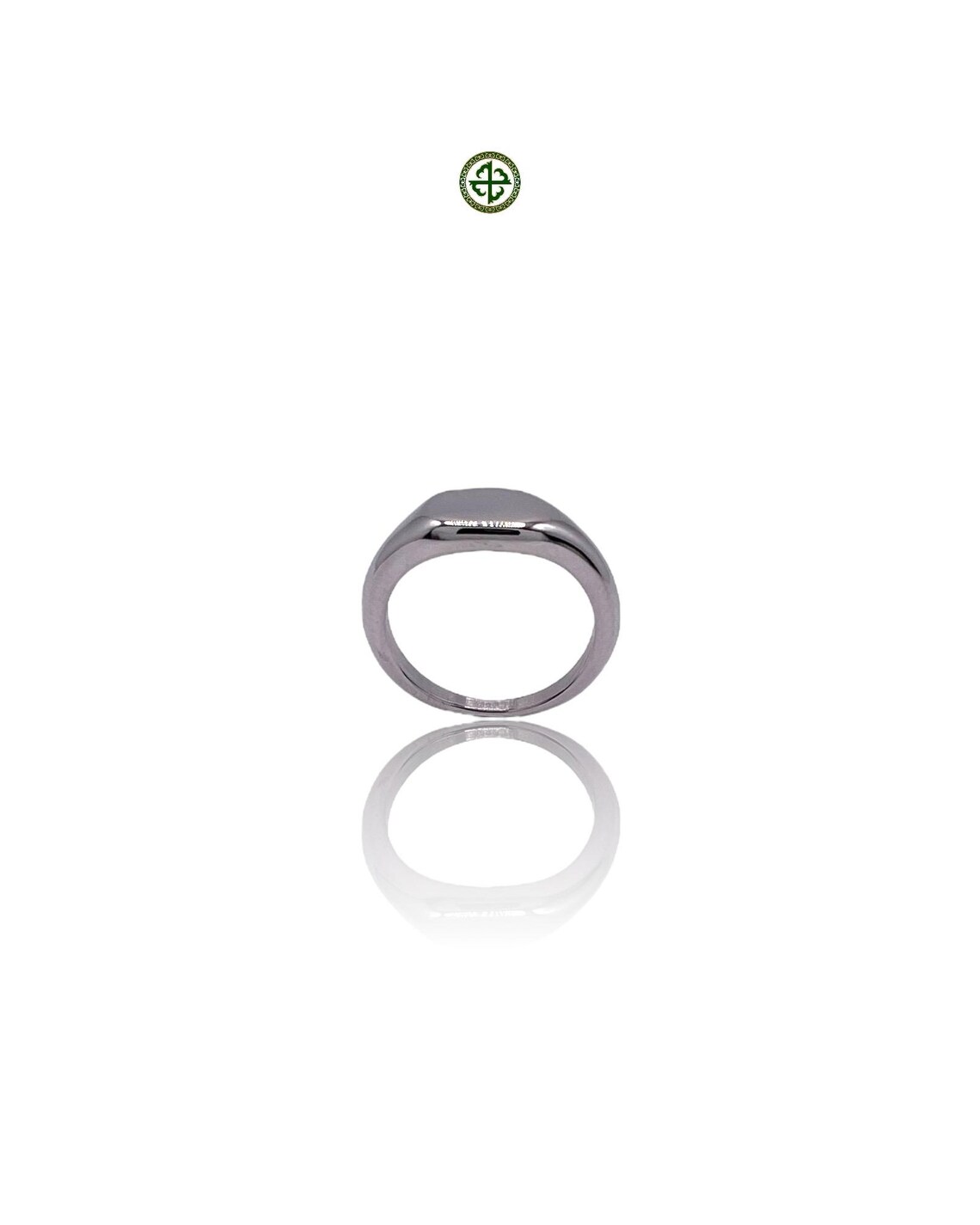 Refined Minimalism, Modern Edge , Signet Ring - Etsy
