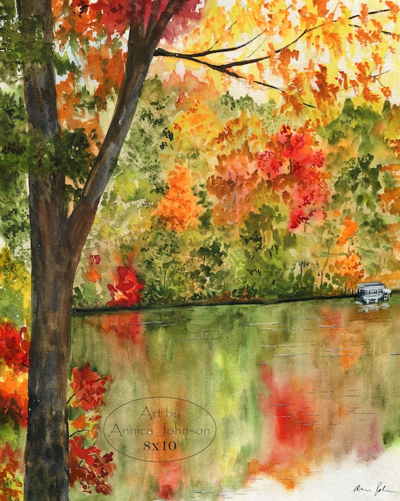 Watercolor Fall Colors