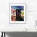 Watercolor Sunset Bridge, Watercolor Sunset Painting, Bridge Art Print ...