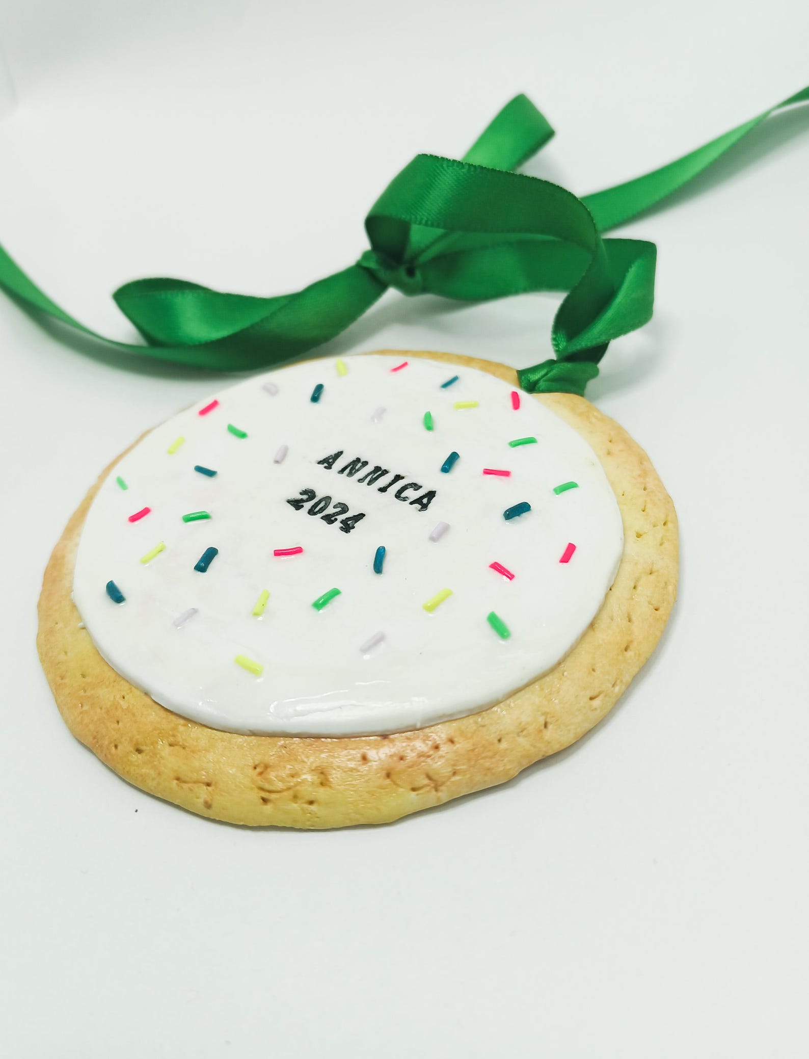 Polymer Clay Cookie Ornament: Personalized Christmas Ornament - Etsy