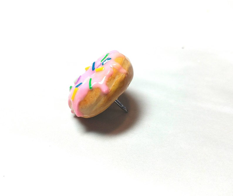 Cute Lapel Donut Pin Cute Kawaii Donut Pin | Etsy
