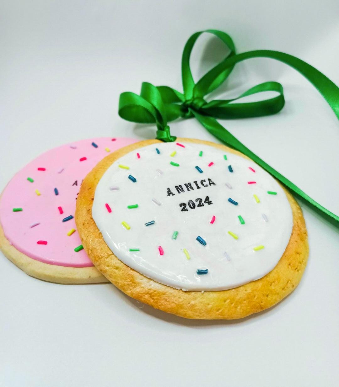 Polymer Clay Cookie Ornament: Personalized Christmas Ornament - Etsy