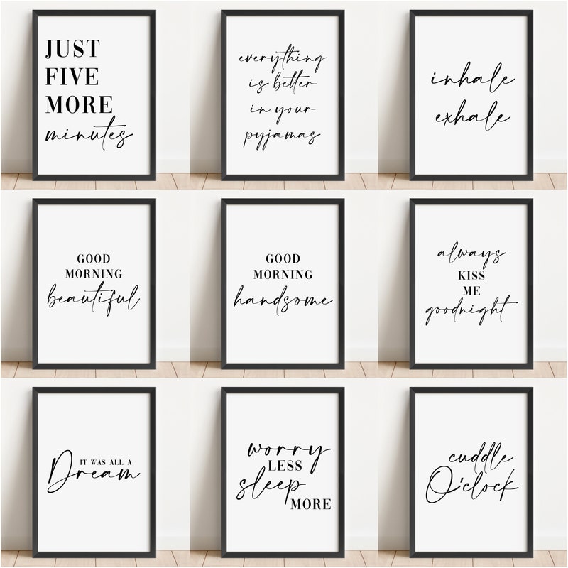 Bedroom Wall Art - Etsy UK