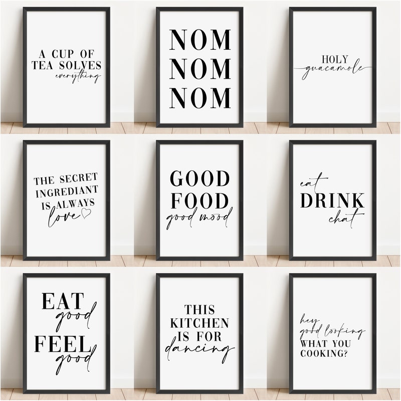 Kitchen Poster - Etsy UK