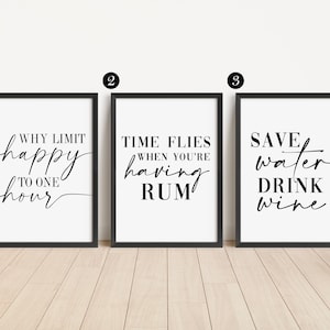 Home Bar Prints, Bar Wall Art Prints, Unframed Home Bar Poster, Bar ...