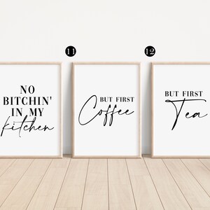 Food Themed Kitchen Prints, Dining Room Wall Art Prints, Unframed ...