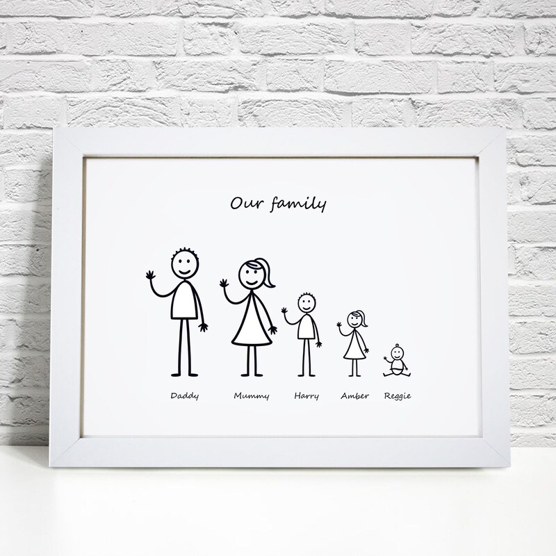 Stick Family - Etsy