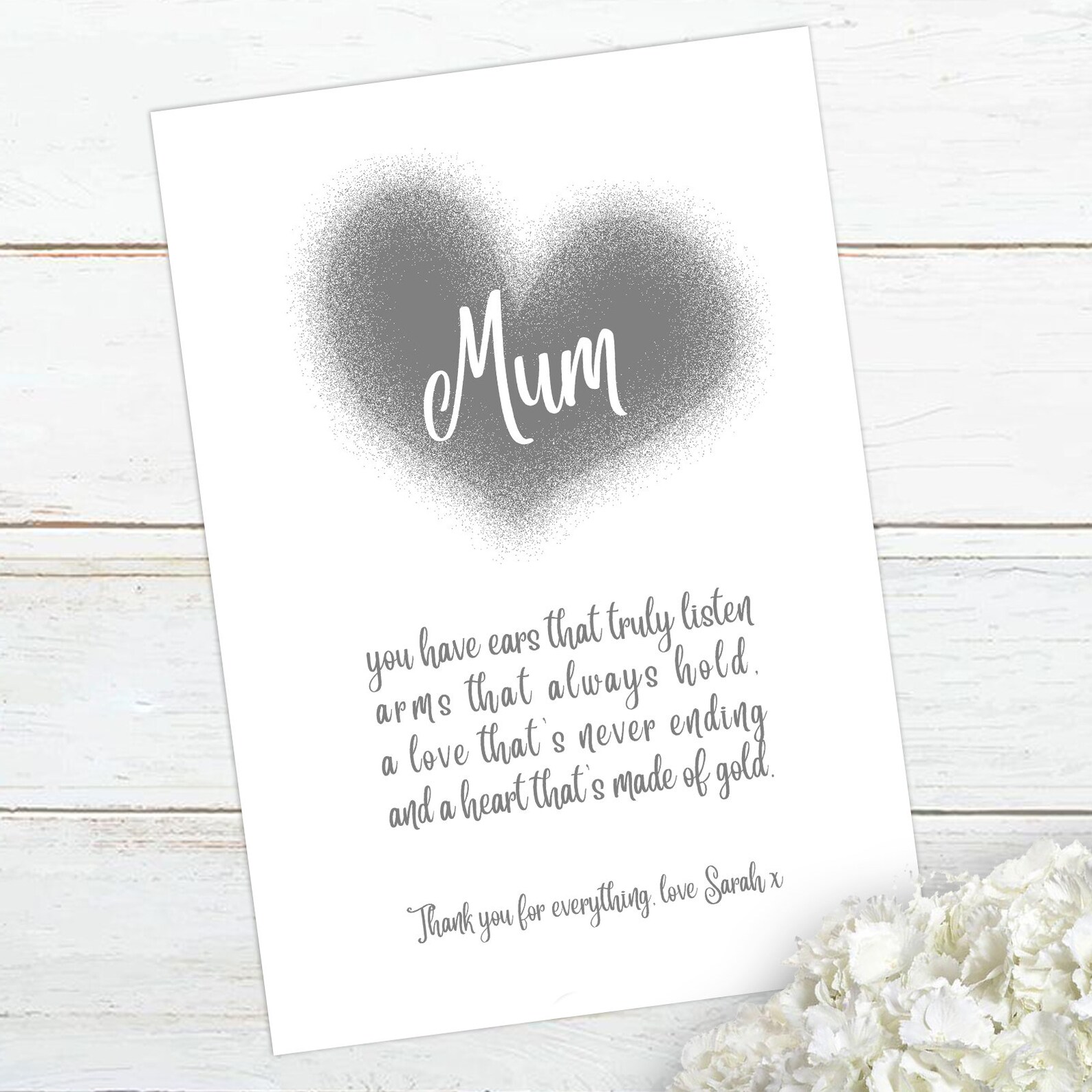 Personalised Like A Mum Print Custom Wall Art Mothers Day | Etsy