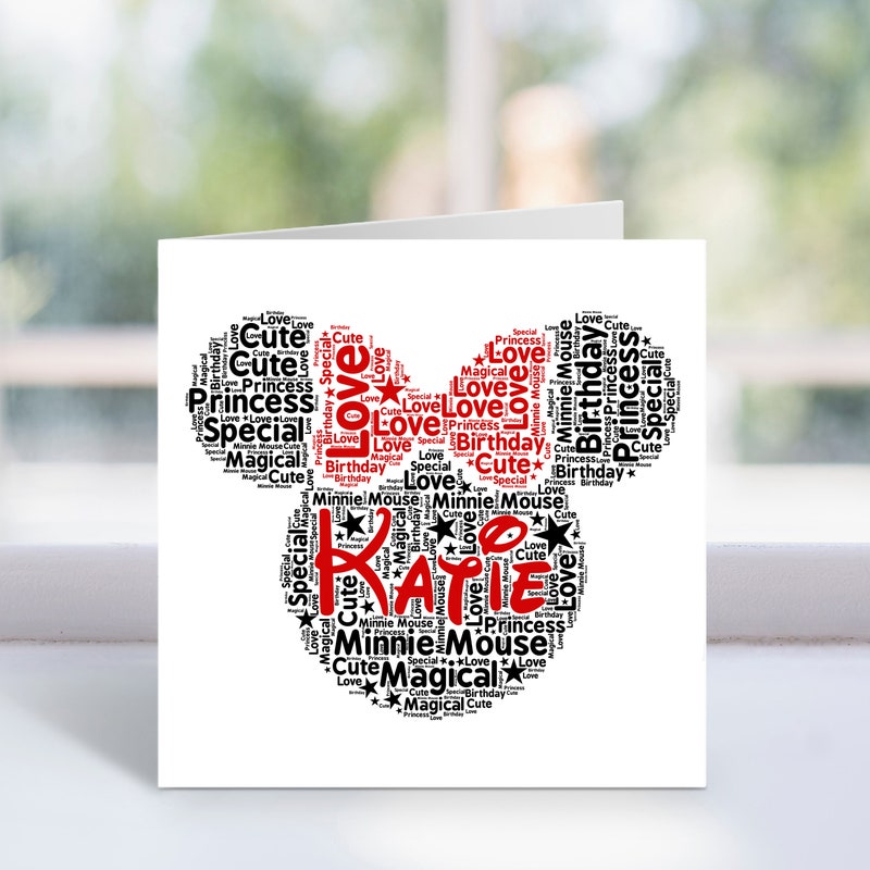 Minnie Mouse Word Svg - Etsy