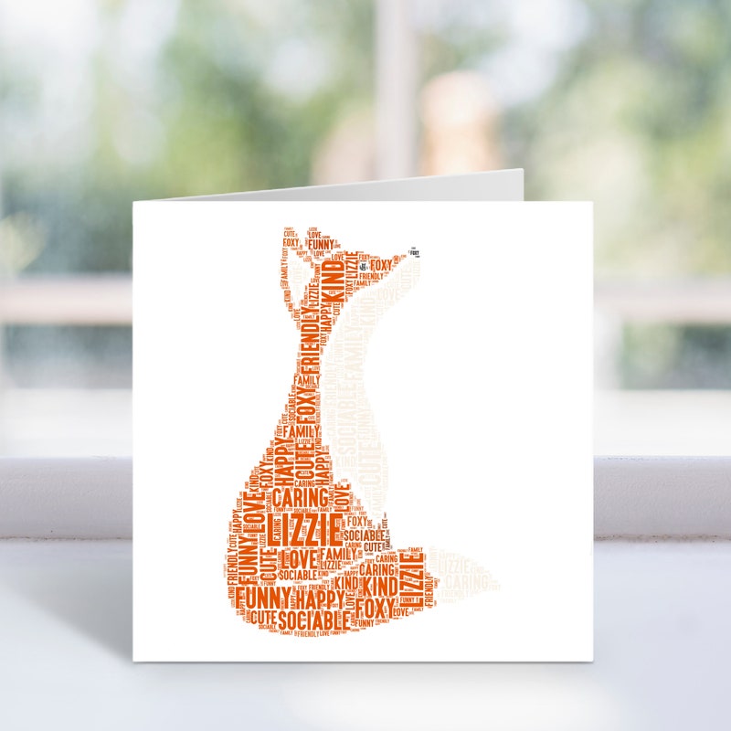 Fox Card - Etsy UK