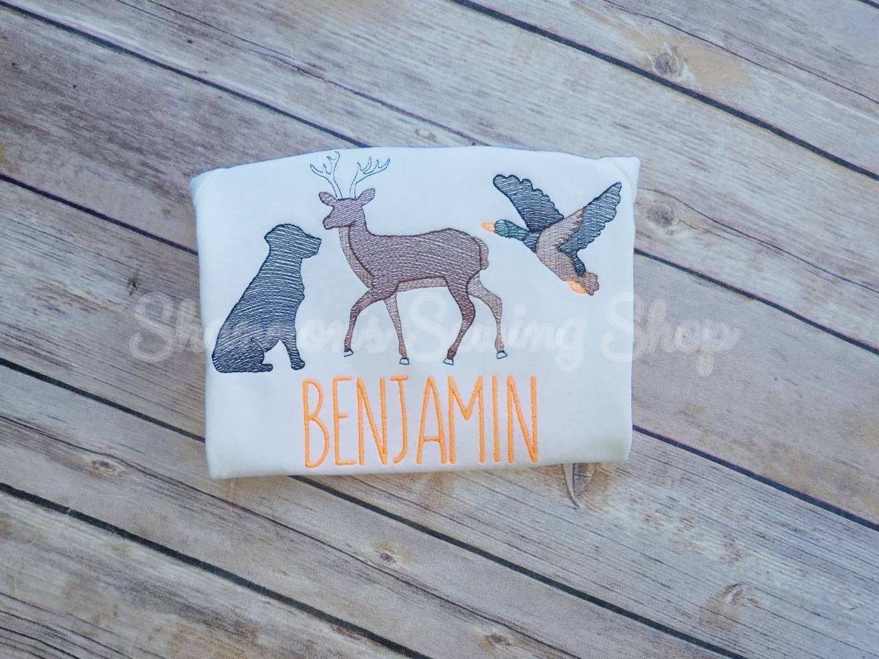 Embroidered Hunting Shirt Boys Hunting Shirt Custom - Etsy