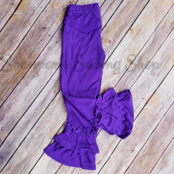 Ruffle Leggings - Etsy
