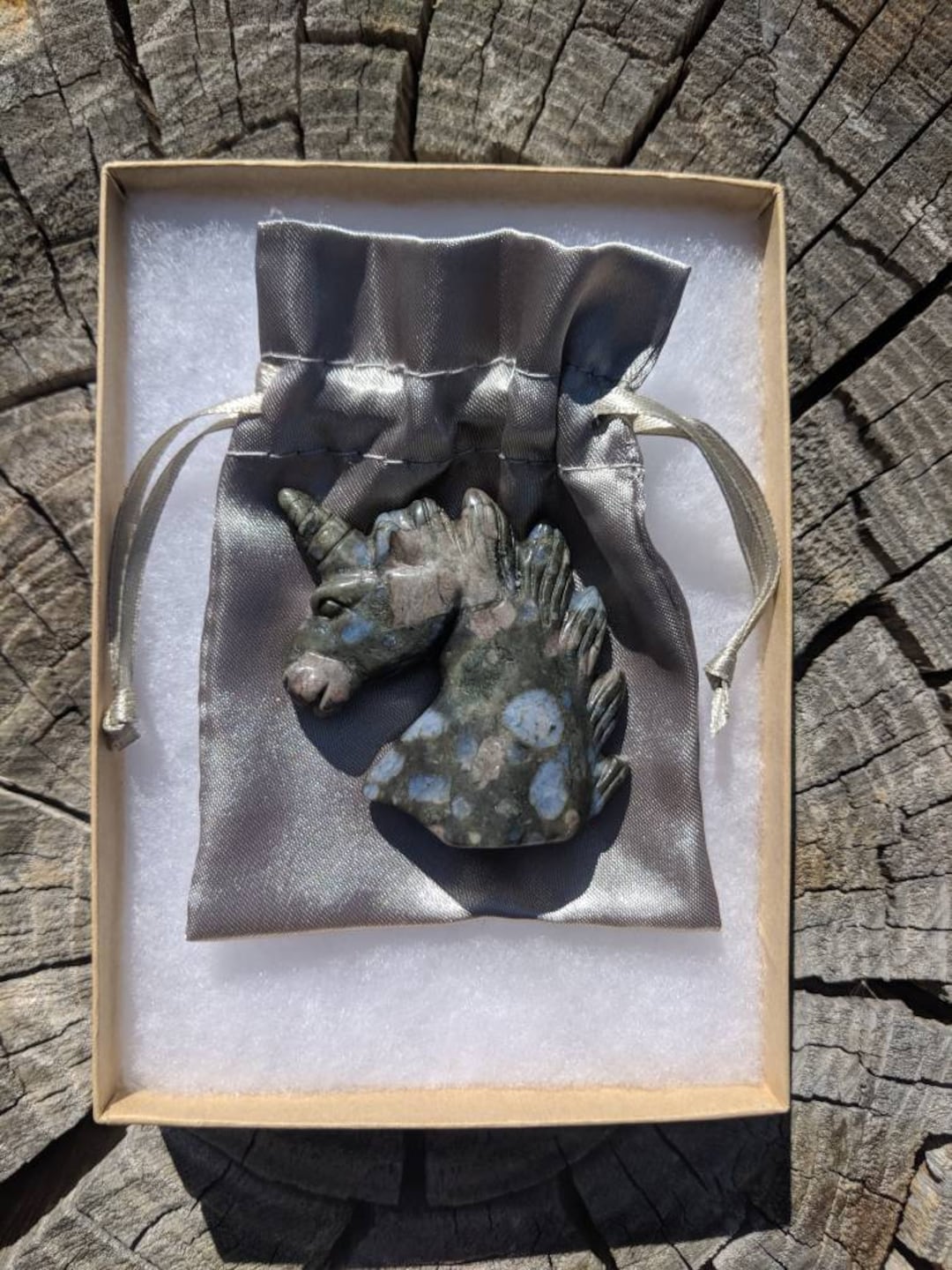 Llanite Unicorn Crystal * Chakra Balancing Cystals * Hand Carved Stone ...