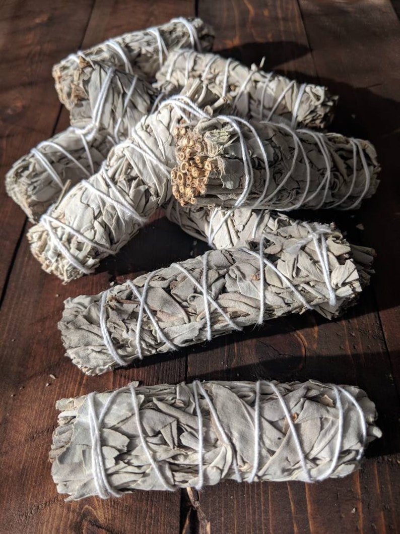 Organic White Sage Stick* California Sourced Sage* Cleansing Sage Stick ...