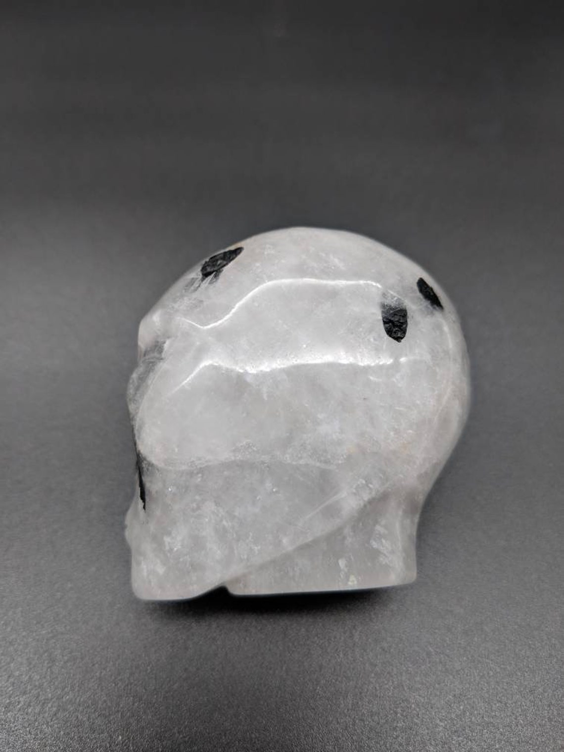 Tourmalated Quartz Crystal Alien Head 2 - Etsy