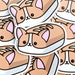 Corgi Bread Loaf Sticker, Corgi Sticker, Vinyl Sticker, Bread Sticker ...