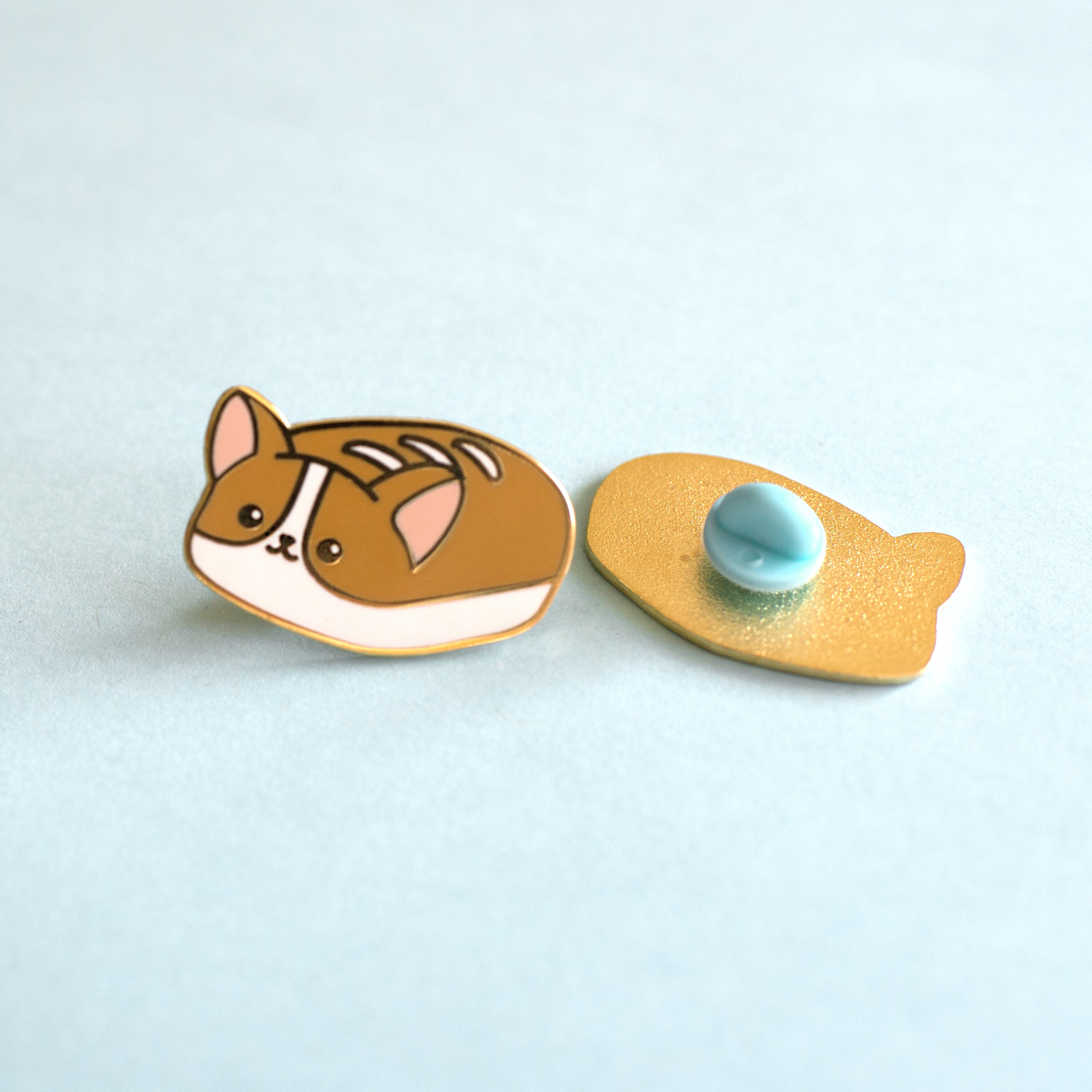 Corgi Bread Loaf Pin Corgi Pins Pins Enamel Pins Corgis | Etsy