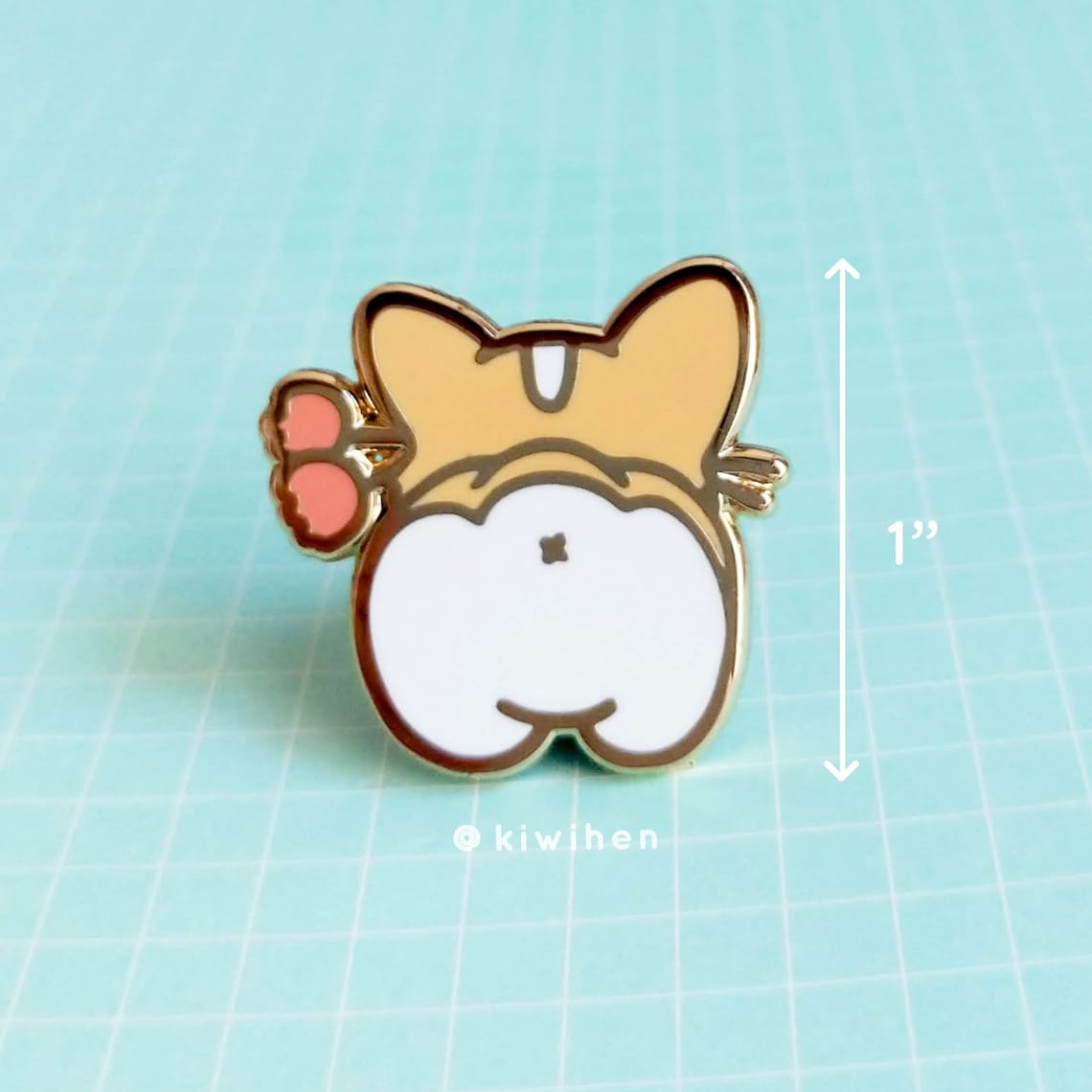Corgi Booty Pin Corgi Pin Cute Pins Enamel Pins Corgi | Etsy