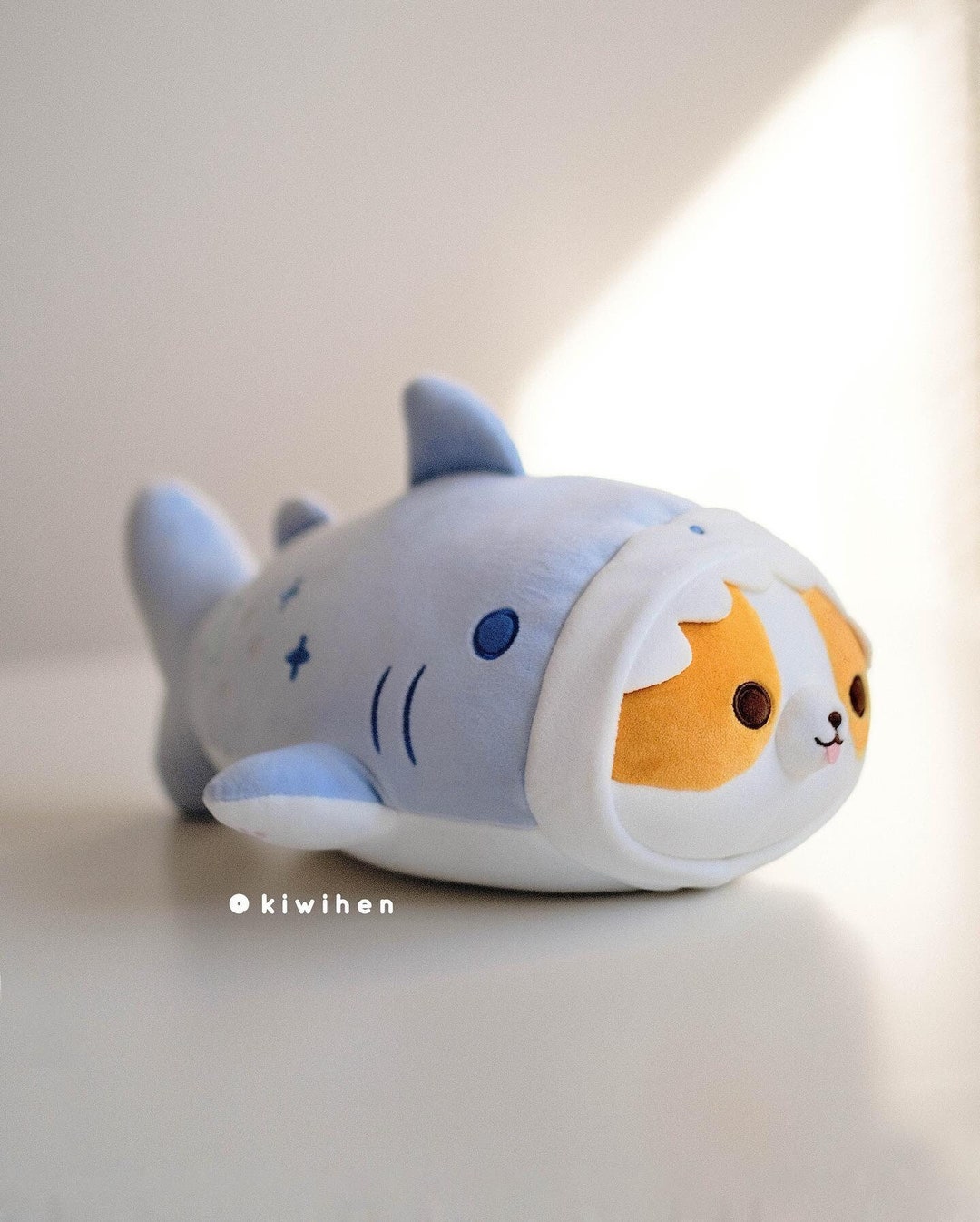 Shark Corgi Plush Toy, Corgi Plush, Shark Plush, Cute Plush, Corgi ...