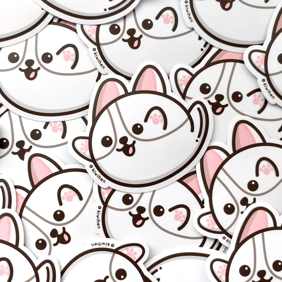 Ghost Corgi Sticker, Corgi Sticker, Halloween Sticker, Ghost Sticker ...