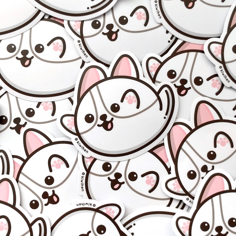 Ghost Corgi Sticker Corgi Sticker Halloween Sticker Ghost - Etsy