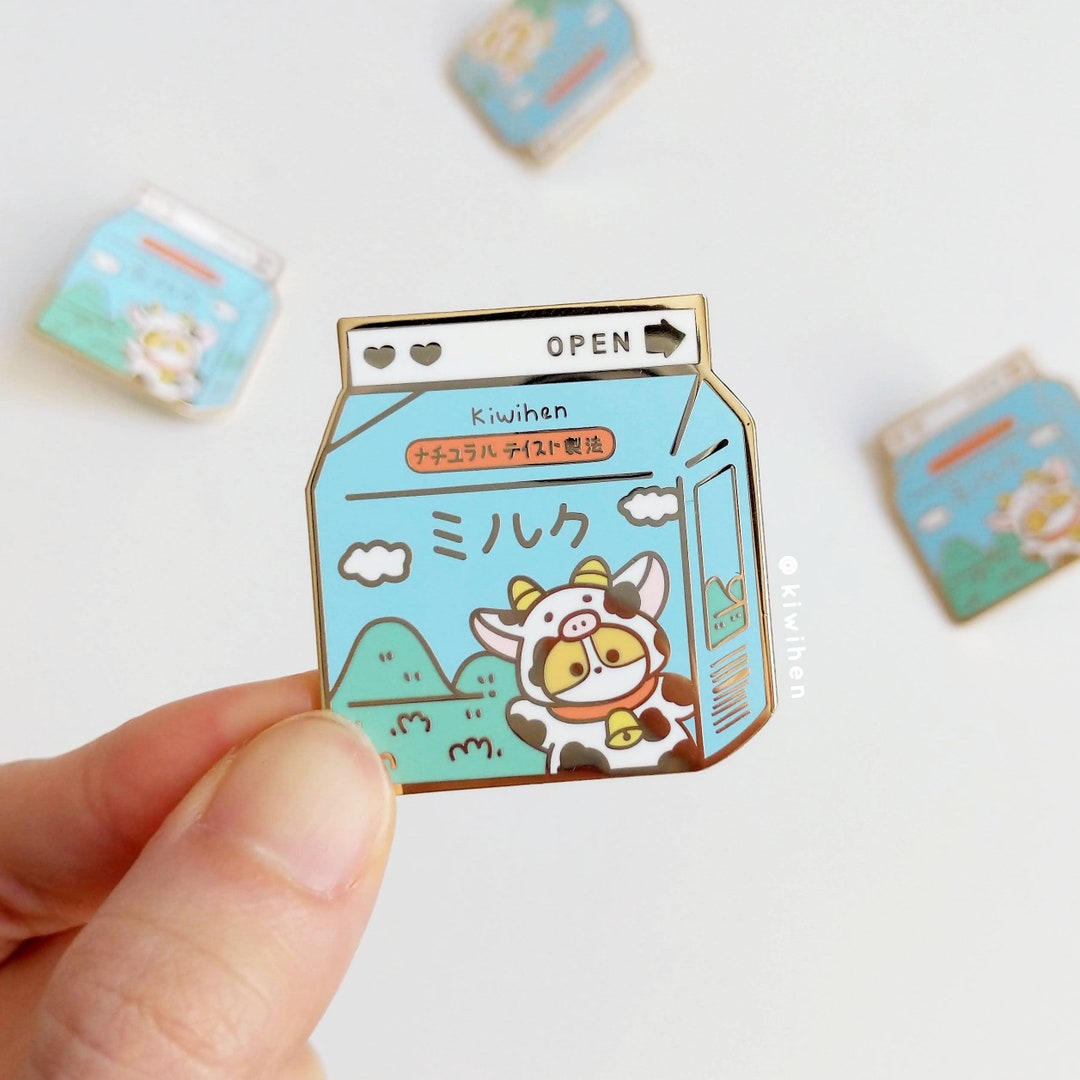 Milk Carton Corgi Pin, Corgi Pin, Milk Pin, Enamel Pins, Corgi Pins ...