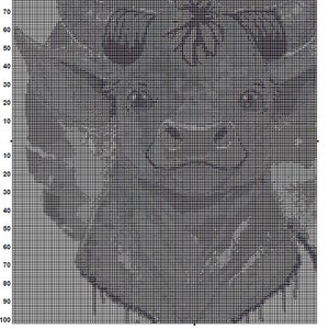 Cow Cross Stitch Pattern 9 Instant PDF Download - Cow Calf Watercolor ...