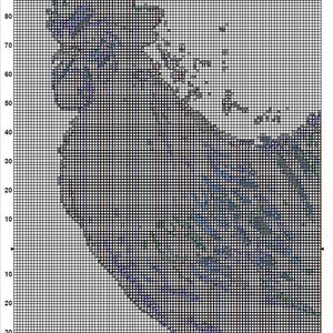 Ayam Cemani Chicken Cross Stitch Pattern 1 Instant PDF Download ...