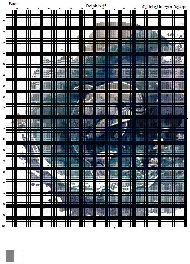 Dolphin Cross Stitch Pattern 15 Instant PDF Download Baby - Etsy