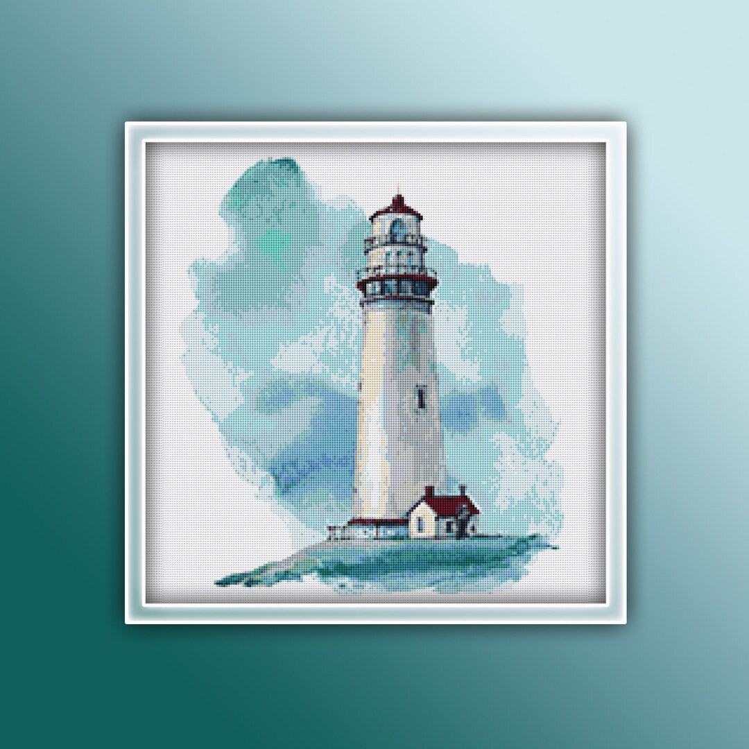 Lighthouse Cross Stitch Pattern 1 Instant PDF Download - House ...