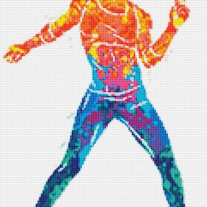 Zumba Dancer Cross Stitch Pattern Instant Download Instant PDF - Etsy