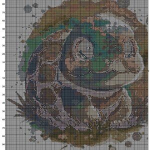 Tortoise Cross Stitch Pattern 1 Instant PDF Download - Turtle ...