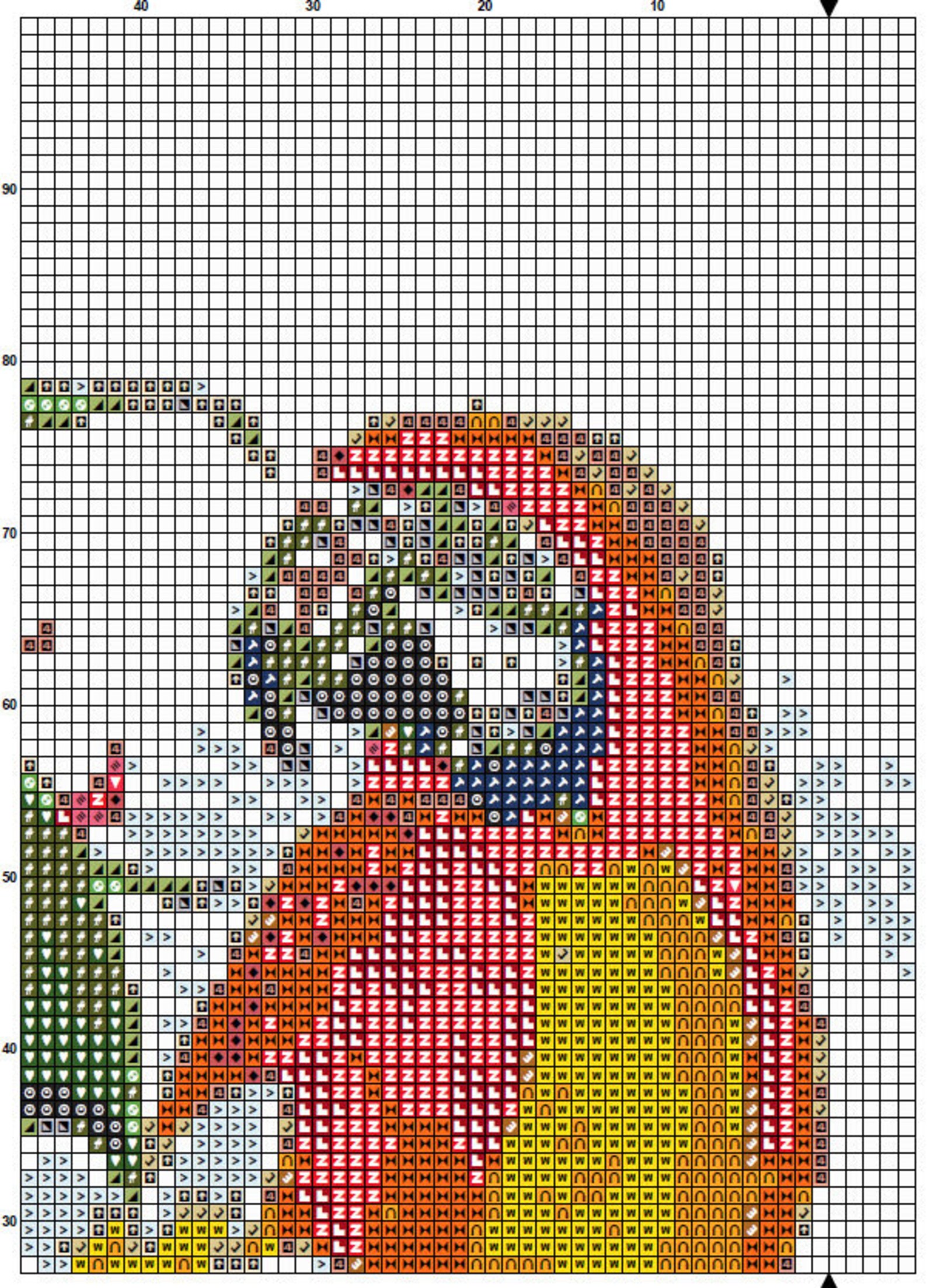 Macaw Cross Stitch Pattern 14 Instant PDF Download Ara | Etsy
