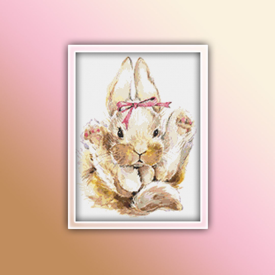 Bunny Cross Stitch Pattern 7 Instant Download Instant PDF Download ...