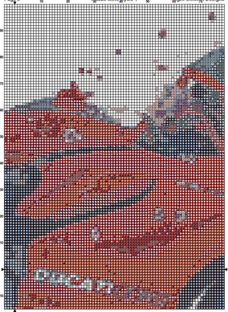 Ducati Motorcycle Cross Stitch Pattern 1 Instant PDF Download - Etsy