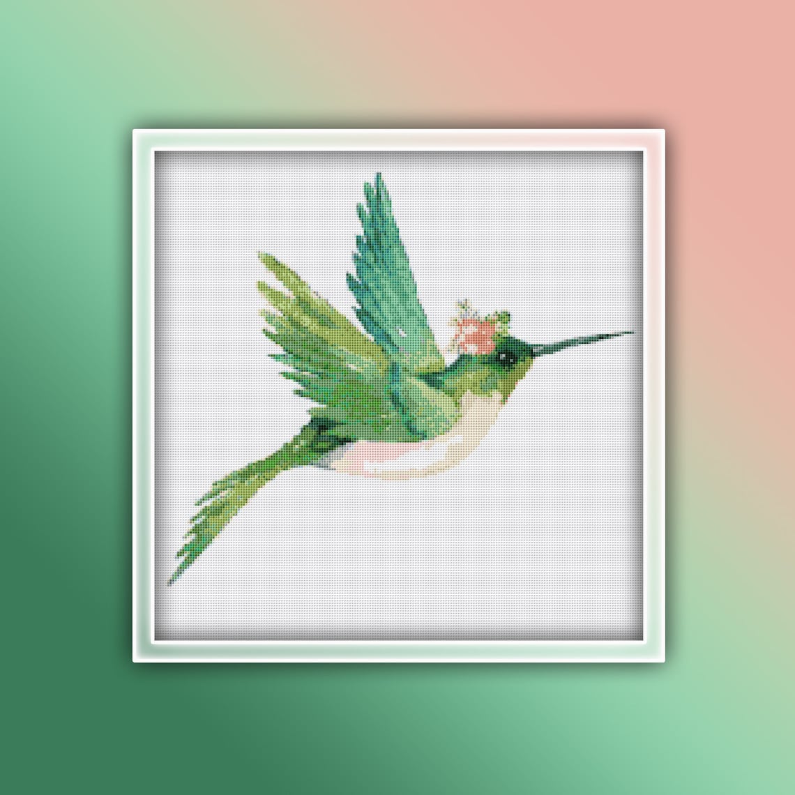 Hummingbird Cross Stitch Pattern 14 Instant PDF Download - Etsy