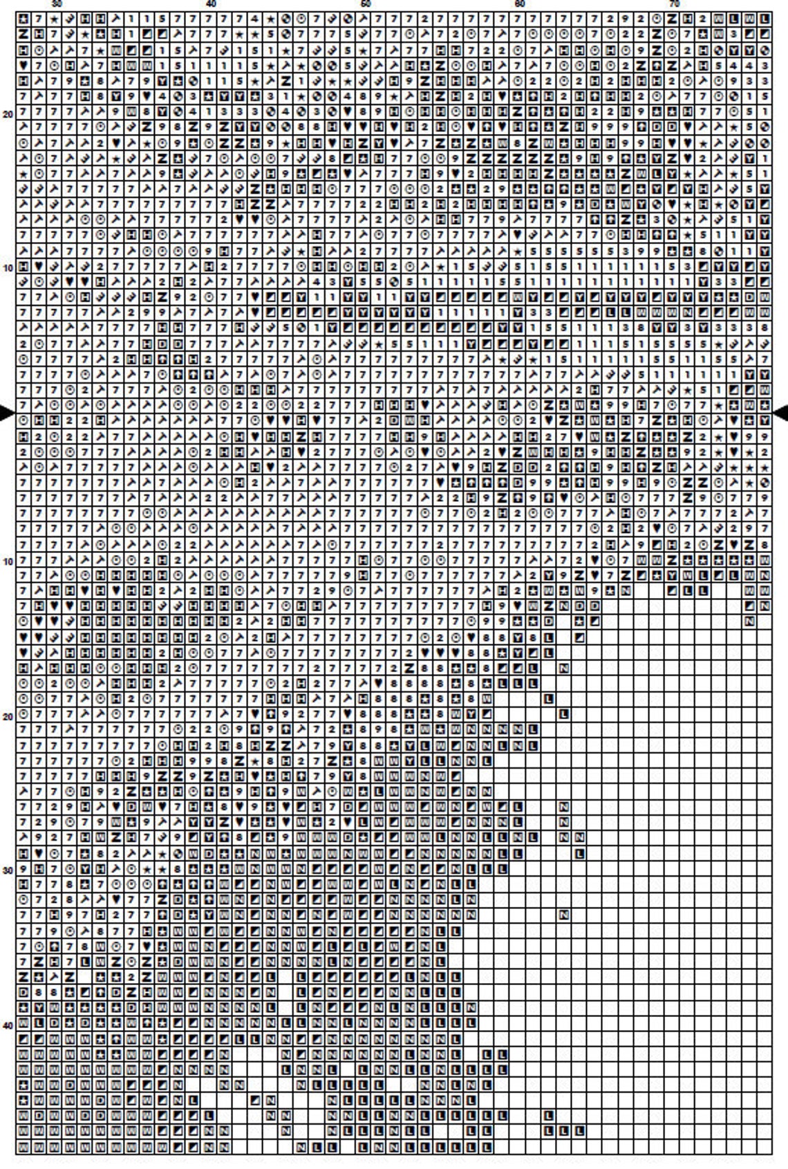 Hawk Cross Stitch Pattern 1 Instant Download Instant PDF | Etsy