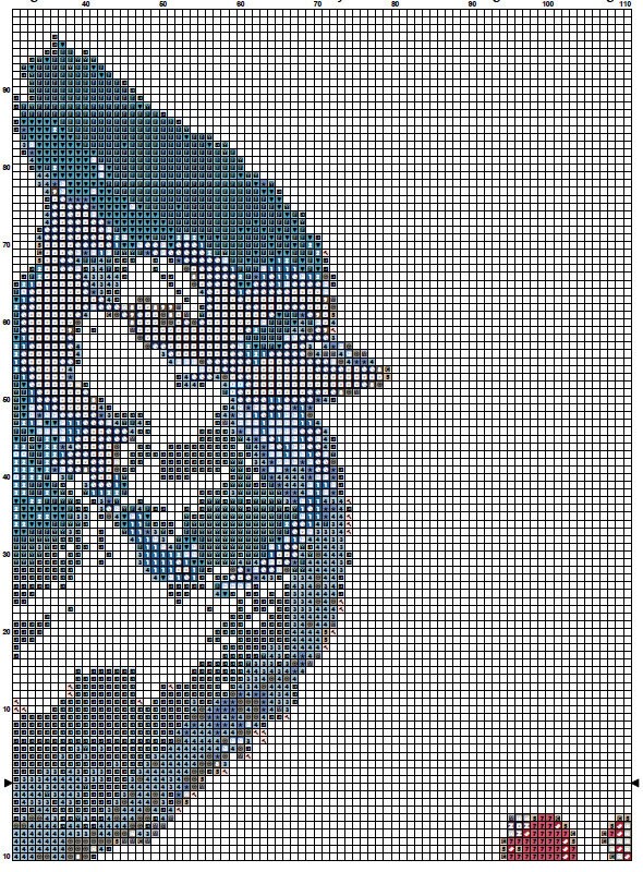 Blue Jay Cross Stitch Pattern Instant PDF Download Blue Jay - Etsy