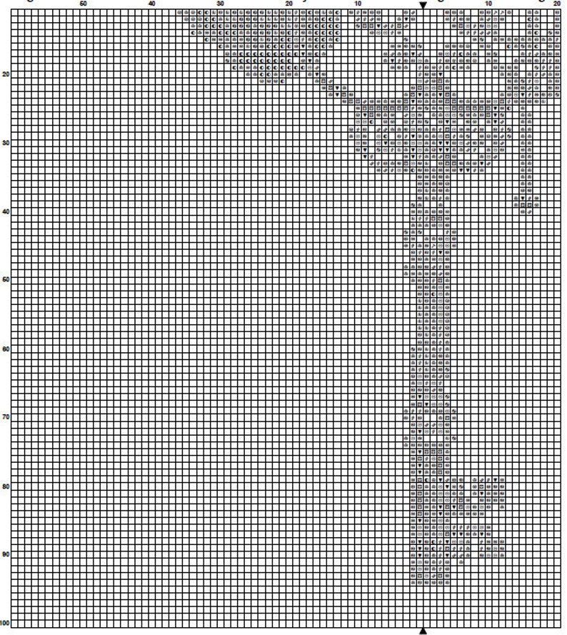 Rose Key Cross Stitch Pattern 2 Instant PDF Download Roses - Etsy