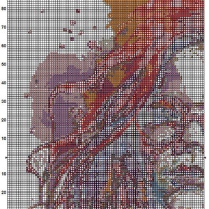 Janis Joplin Cross Stitch Pattern 1 Instant PDF Download - Janis Joplin ...
