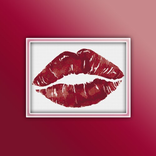 Galaxy Lips Cross Stitch Pattern Instant PDF Download - Etsy
