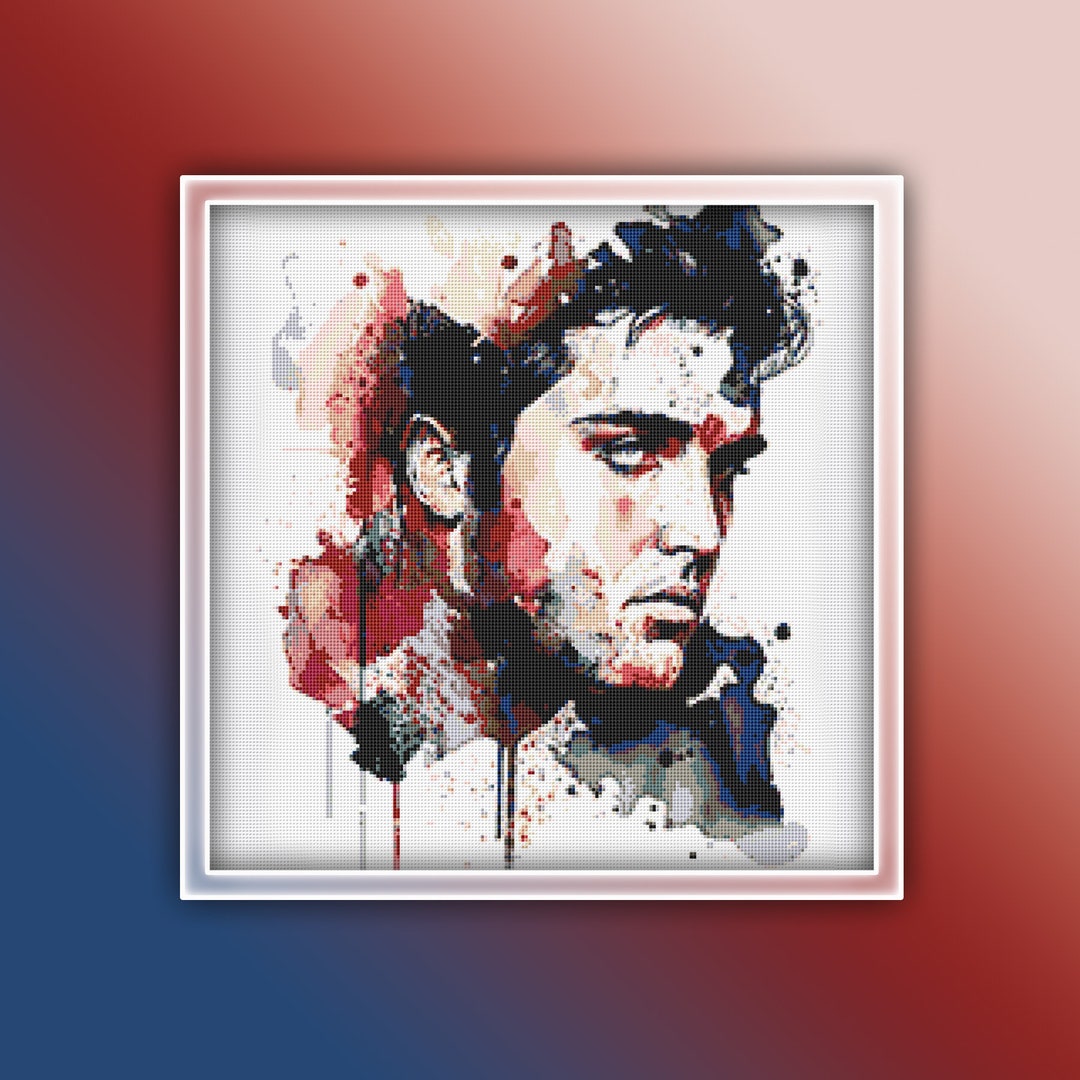 Elvis Presley Cross Stitch Pattern 3 Instant PDF Download - Elvis ...