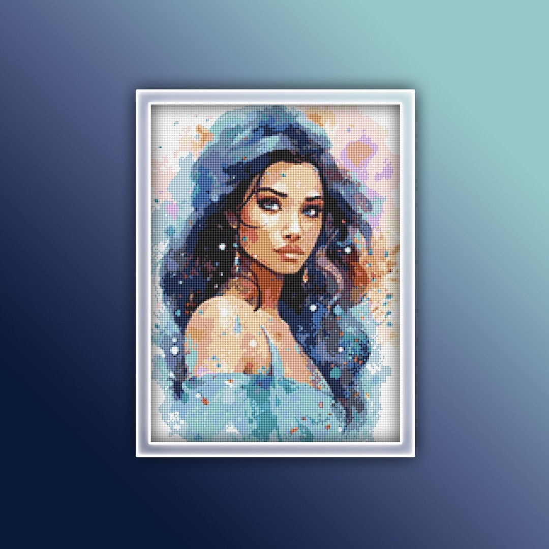 Jasmine Cross Stitch Pattern 2 Instant PDF Download - Princess ...
