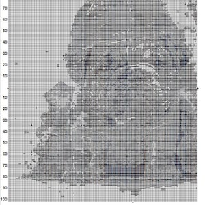 English Bulldog Cross Stitch Pattern 1 Instant PDF Download - Bulldog ...
