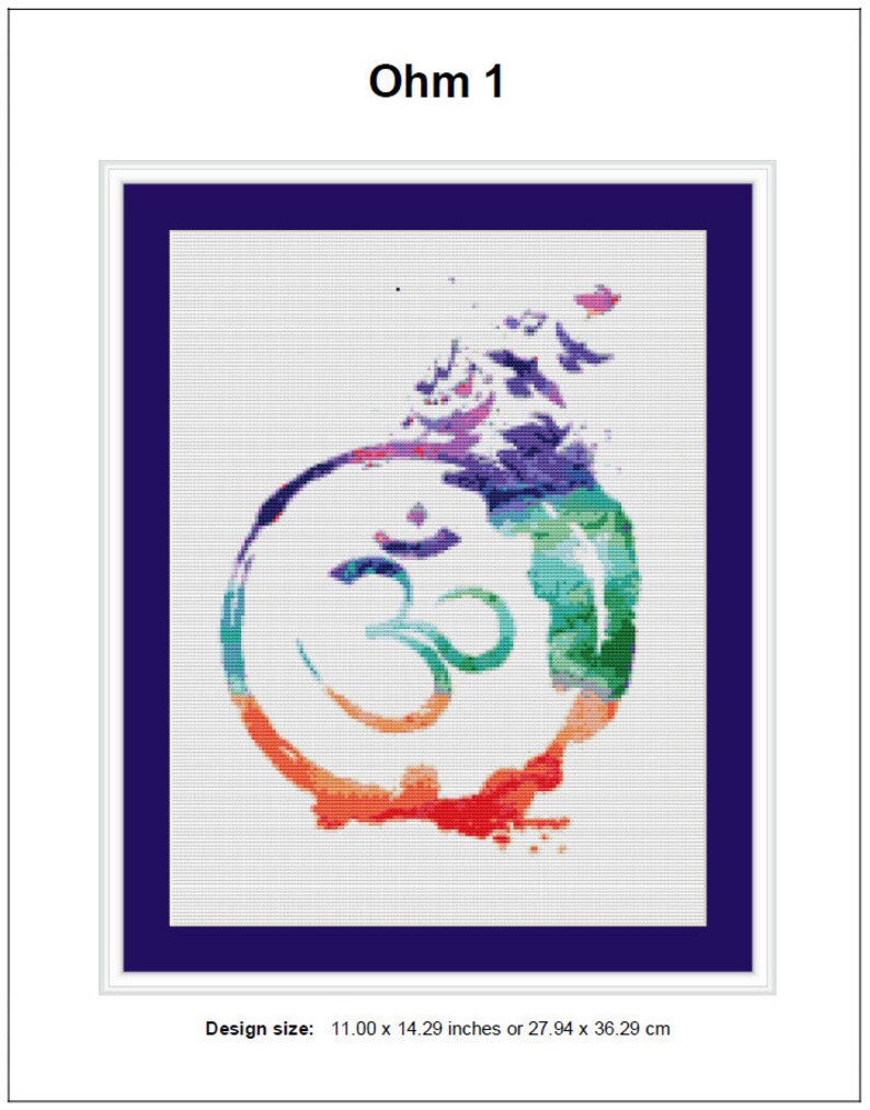 Ohm Cross Stitch Pattern 1 Instant Download Instant PDF - Etsy
