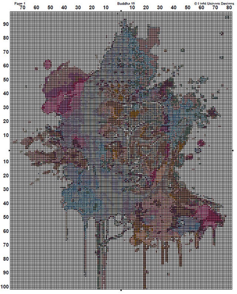 Buddha Cross Stitch Pattern 10 Instant Download Instant PDF Download ...