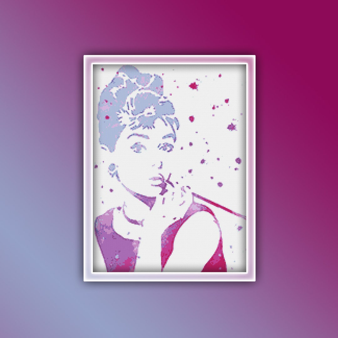 Audrey Hepburn Cross Stitch Pattern 1 Instant PDF Download - Audrey ...