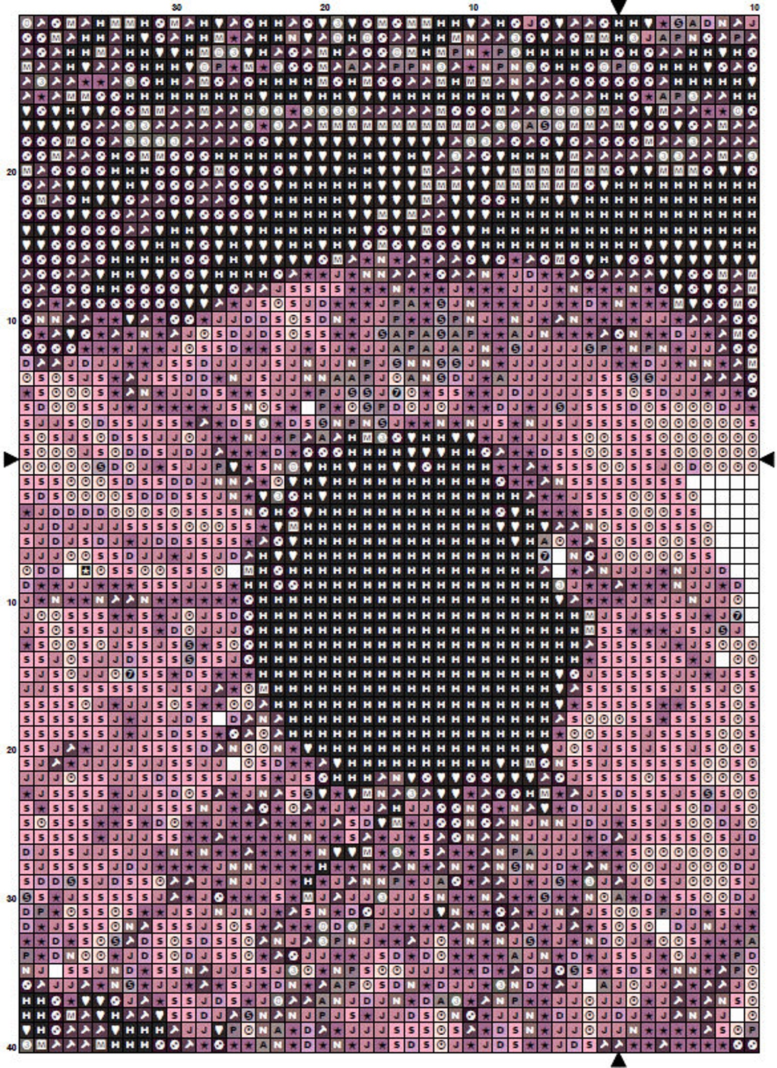 Eye Cross Stitch Pattern 5 Instant PDF Download Autumn - Etsy