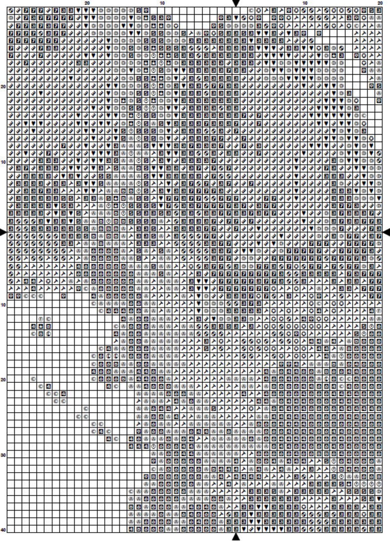World Map Cross Stitch Pattern 2 Instant PDF Download Earth | Etsy